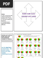 Rubiks Cube 3rd Layer Formula | PDF | Language Arts & Discipline | Home & Garden