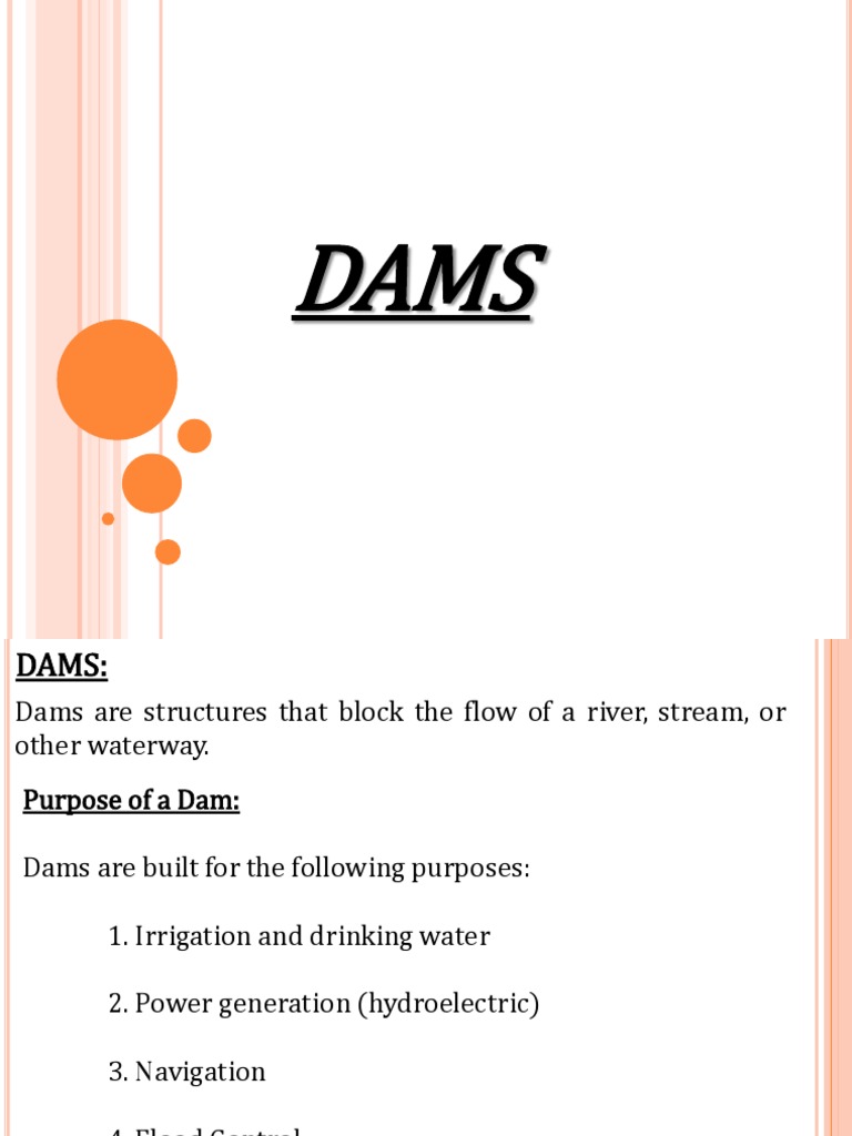 Dams | PDF | Dam | Applied And Interdisciplinary Physics