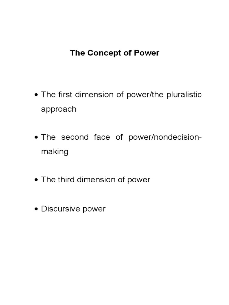Concept of Power | PDF | Political Science | Epistemology