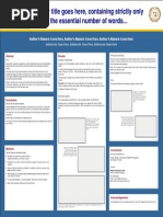 A2 Poster Presentation Template | PDF | Page Layout | Typefaces