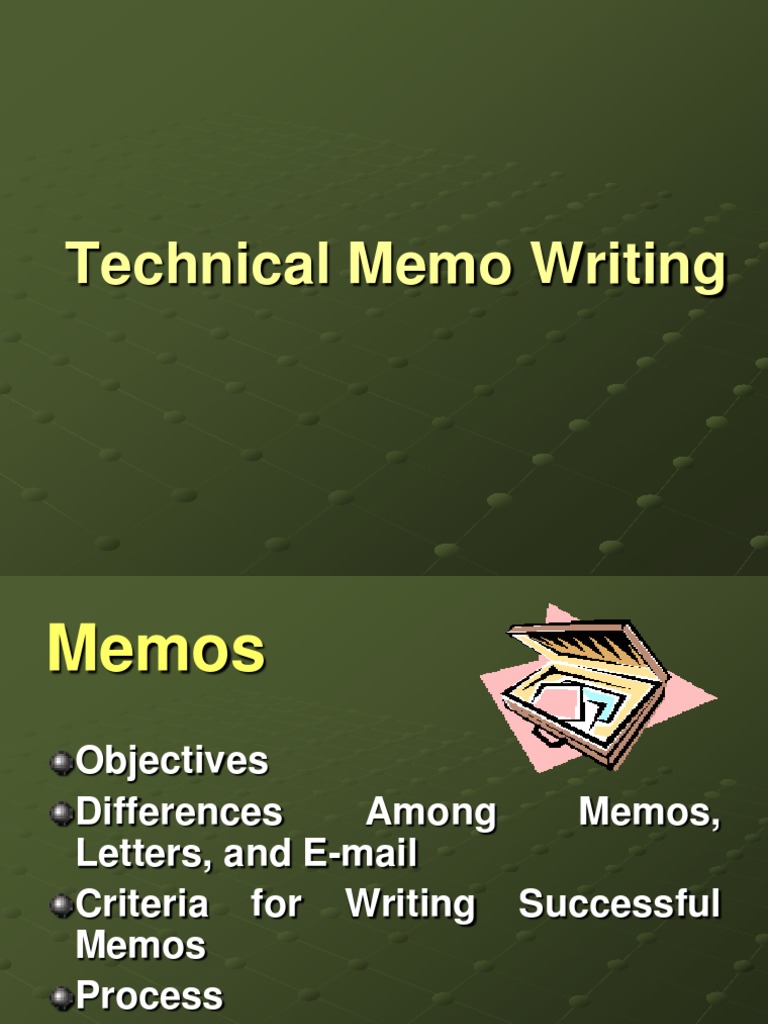 Technical Memo Writing Guidelines | PDF | Psychological Concepts ...