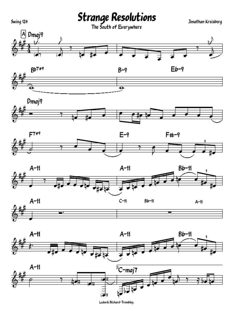 Jonathan Kreisberg - Strange Resolutions | PDF