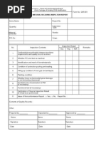 Material Inspection Report (Steel) Form | PDF | Engineering