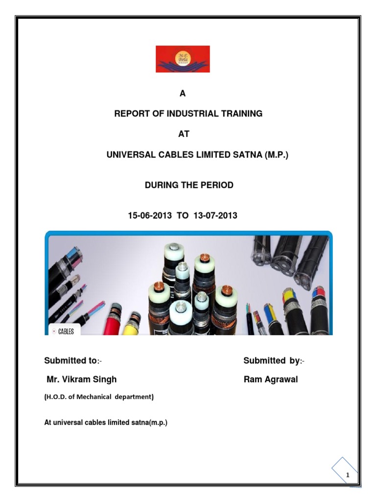 Ram Training Reports | PDF | Boiler | Wire