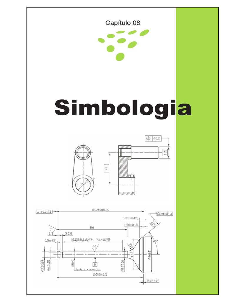 P8 - Desenho Mecânico I - Simbologia PDF | PDF | Geometria | Física