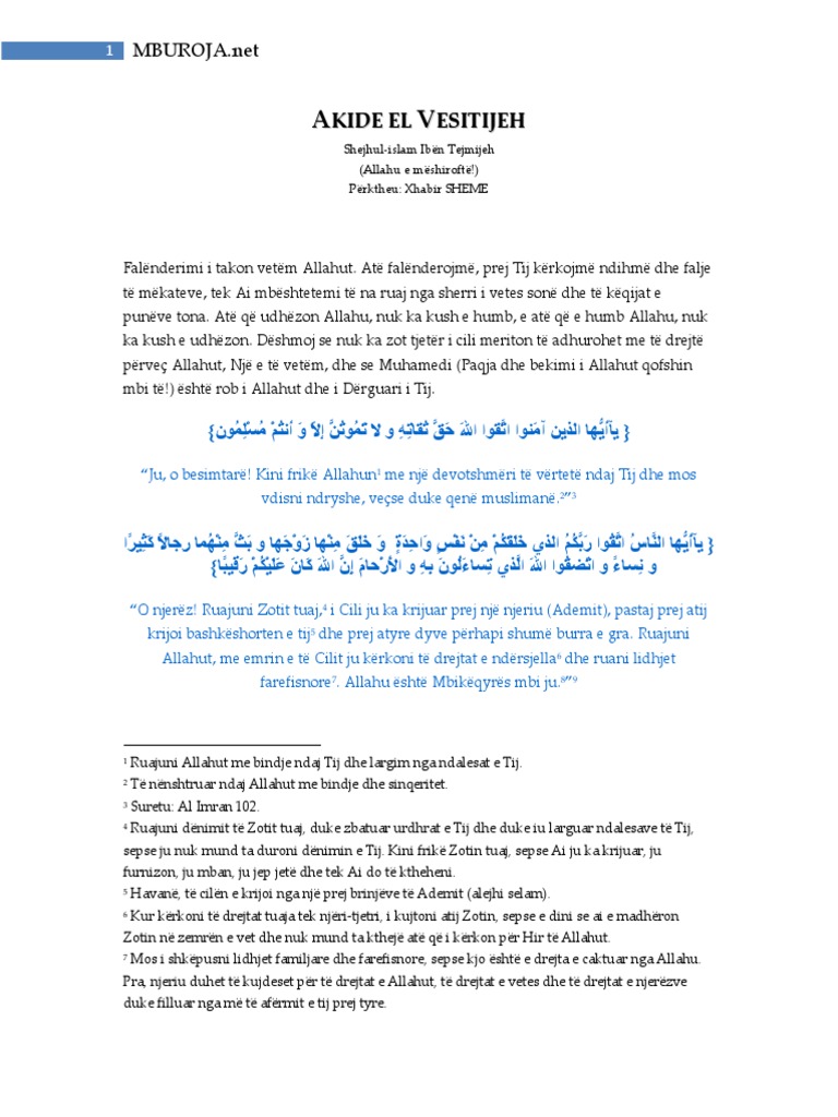 Akide Uasitije | PDF