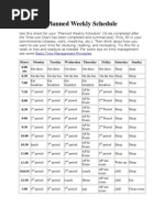 7 Habits Weekly Planner Clean Template | PDF | Sports