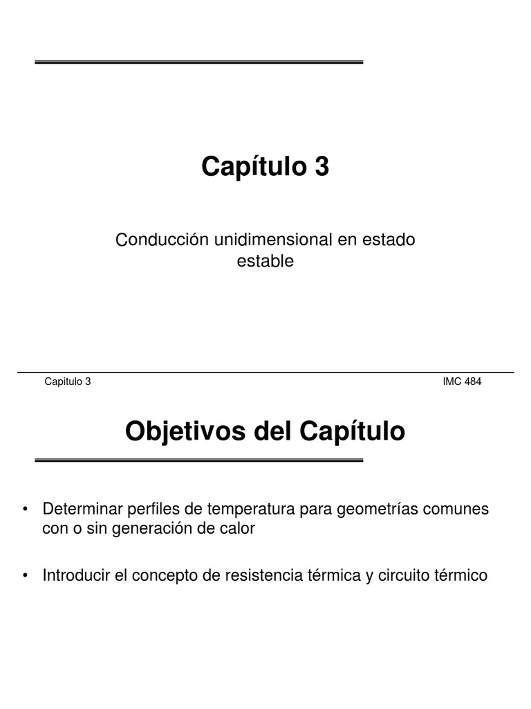 Conducción Unidimensional en Estado Estable | PDF | Conduccion termica | Calor