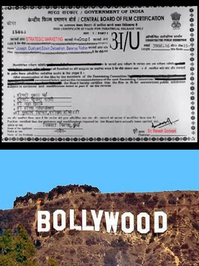 Strategies For Bollywood | PDF | Bollywood | Film Industry