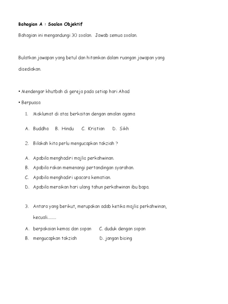 Pendidikan Moral Tahun 5 | PDF
