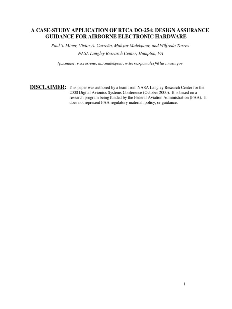 Case Study DO-254 | PDF | Version Control | Formal Verification