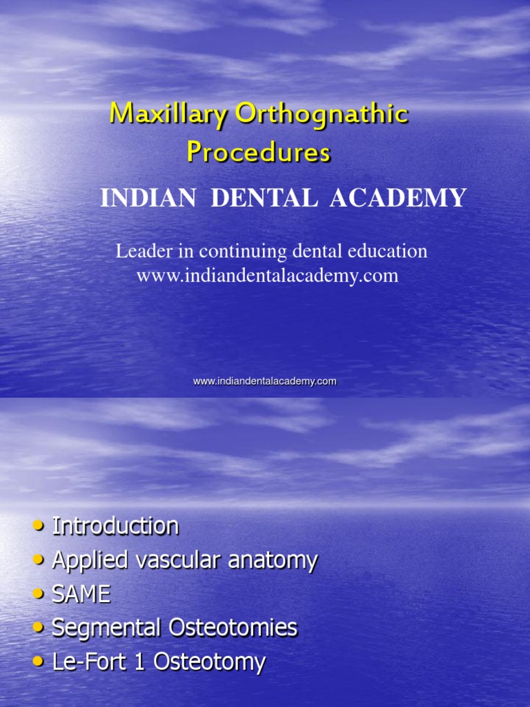 Orthognathic Surgery Insights | PDF | Dentistry | Orthodontics