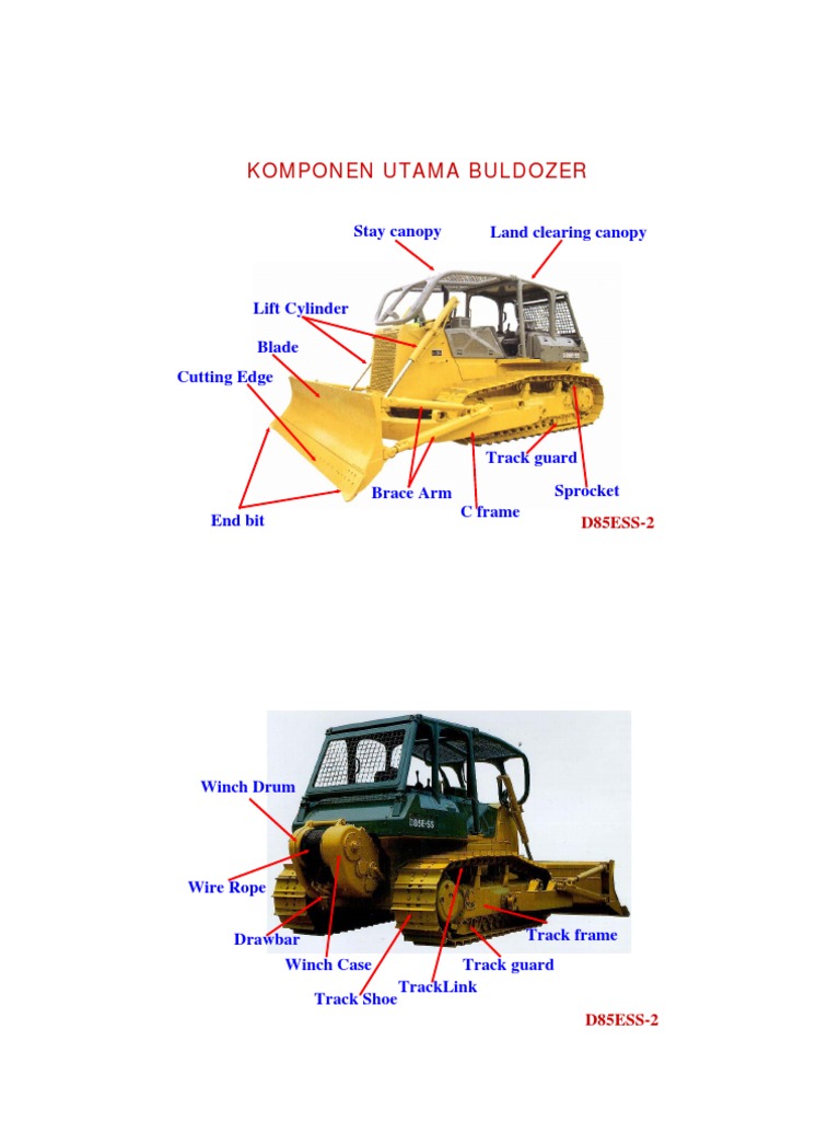 Komponen Utama Buldozer | PDF