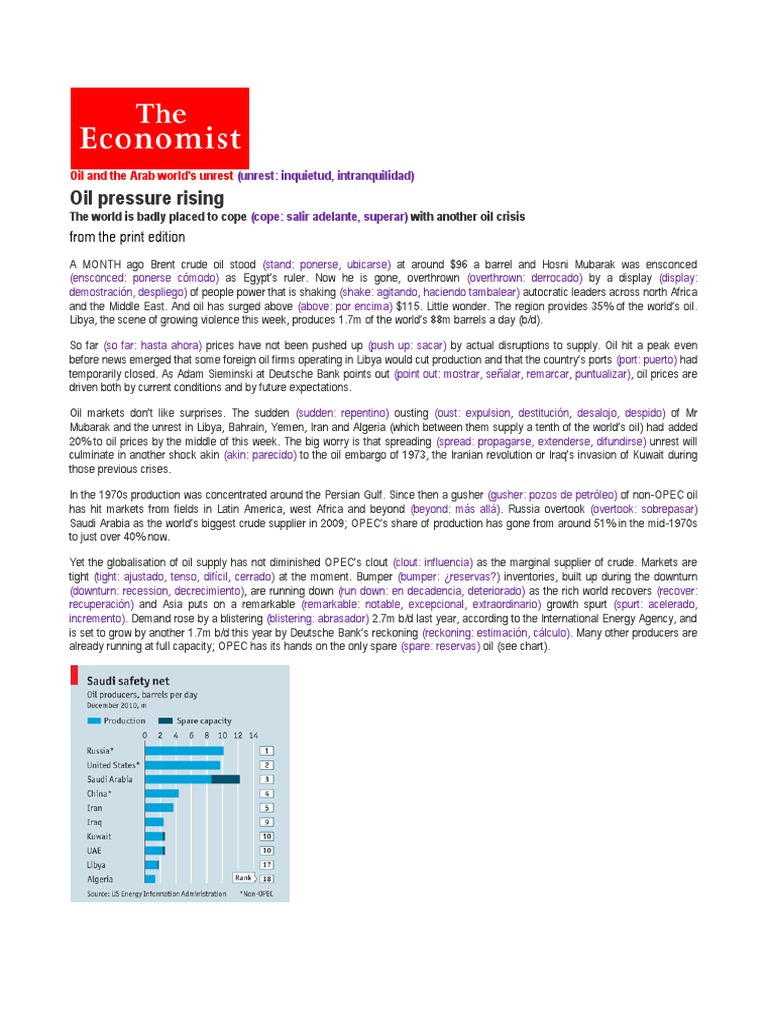 Oil Crisis and Middle East Unrest | PDF | Opec | Oils