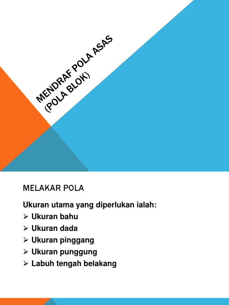 Mendraf Pola Asas | PDF