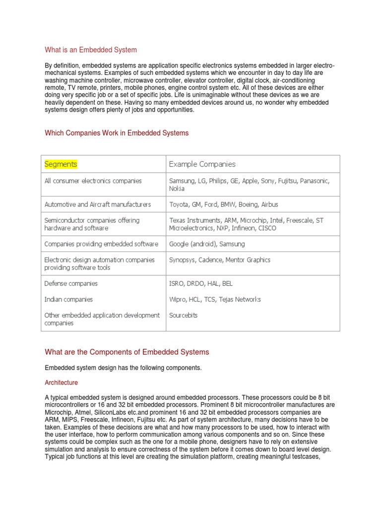 Embedded | PDF | Embedded System | Computer Programming