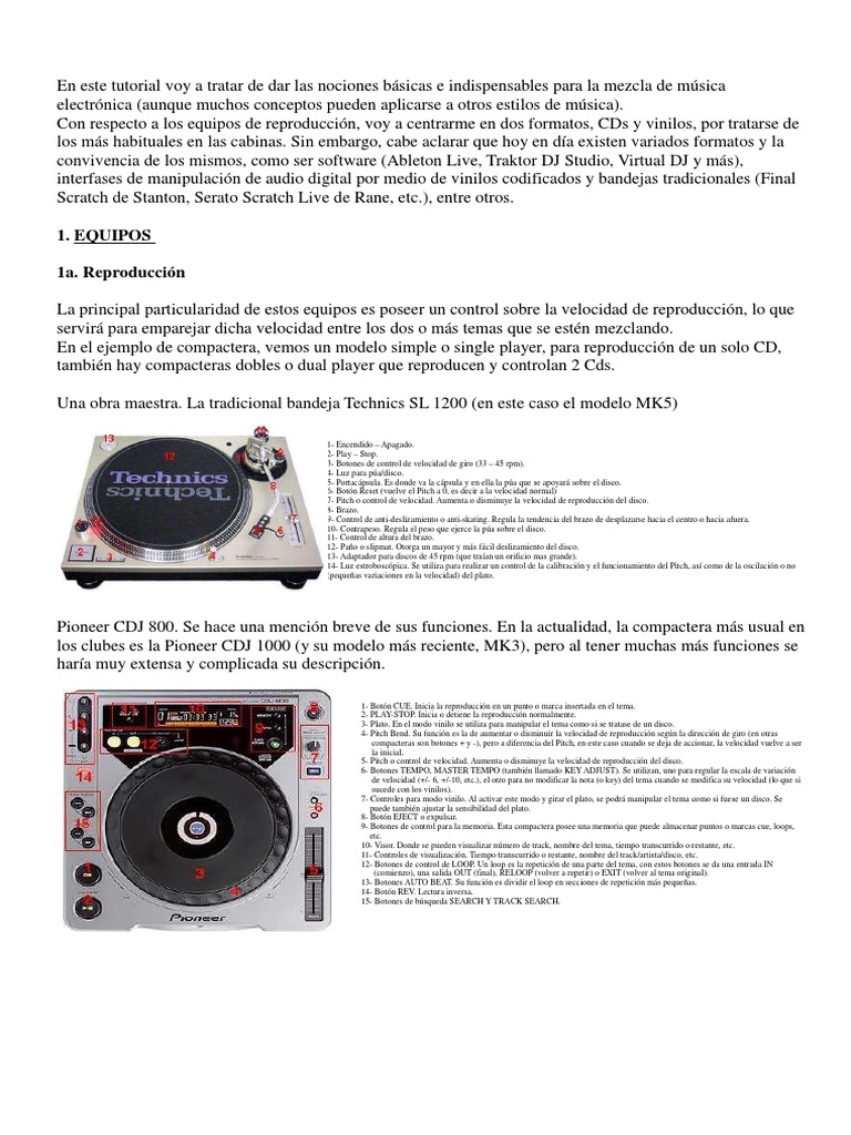 Manual DJ | PDF | Gramophone Record | Disc jockey