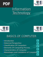 Introduction To Information Technology - Lecture 1 PDF | PDF | Computer ...