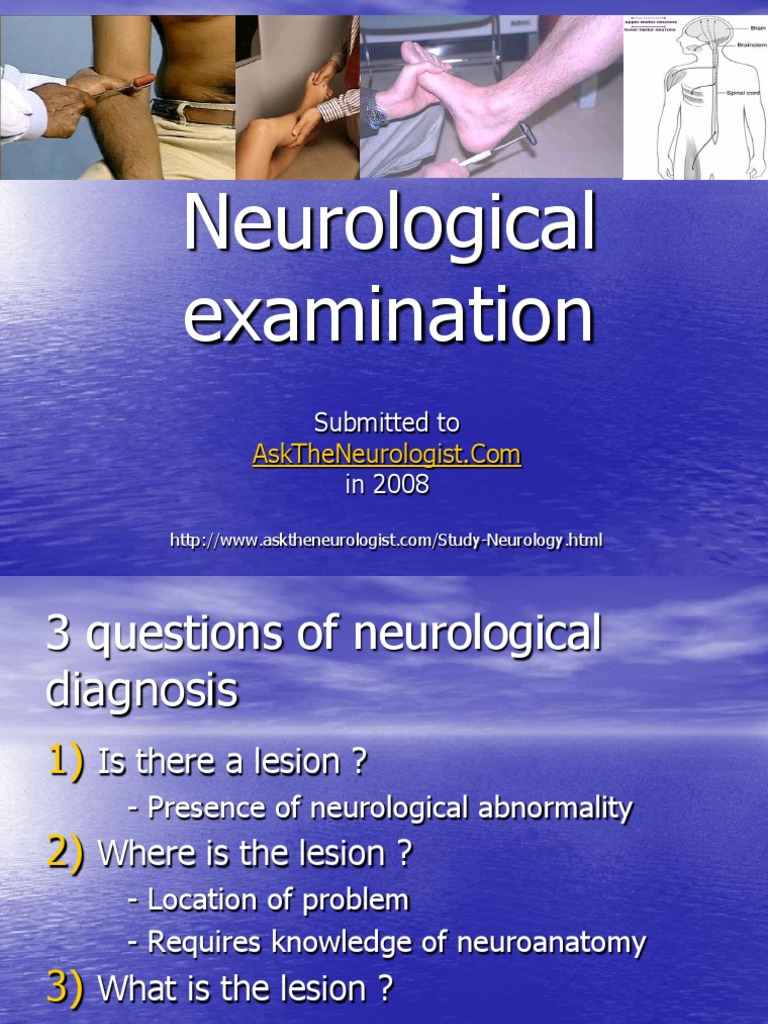 Neurological Examination Overview | PDF