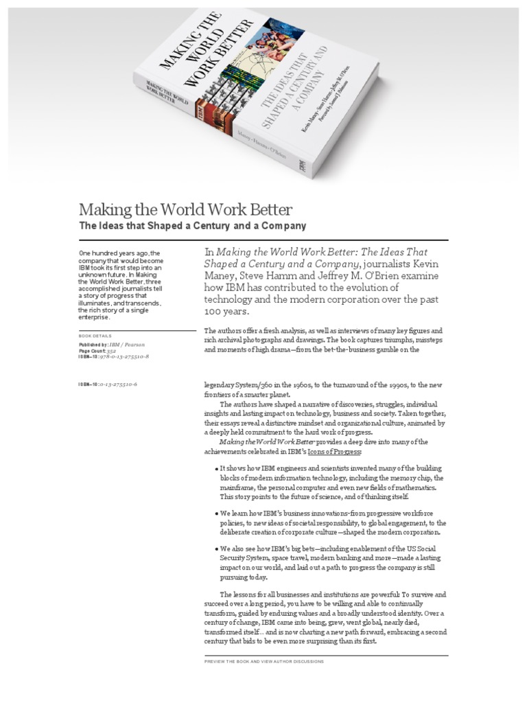 Ibm100 - Book | PDF | Ibm | Science And Technology