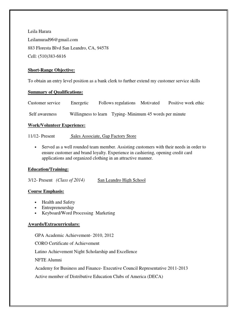 Leila Harara Resume | PDF
