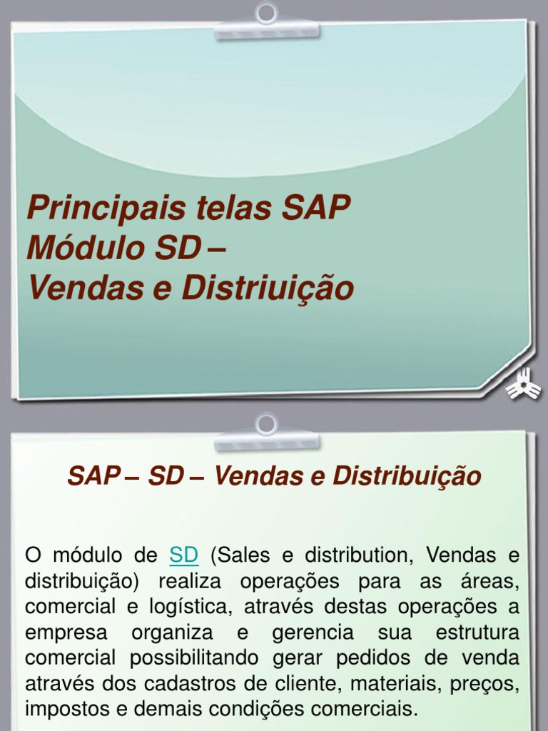 Telas SAP - Modulo SD | PDF