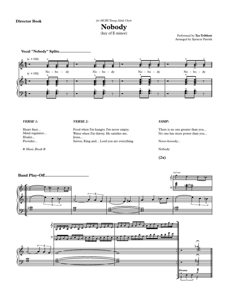 Nobody (MCBC) | PDF