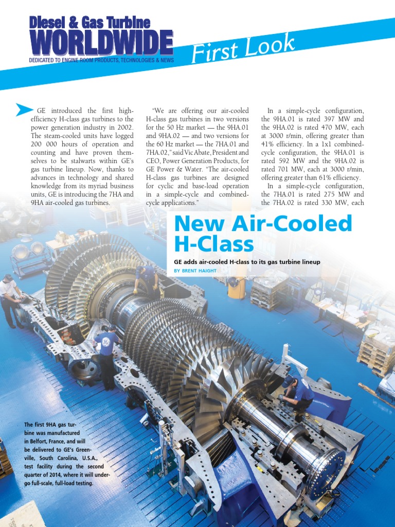 GE H Class | PDF | Gas Turbine | Energy Technology