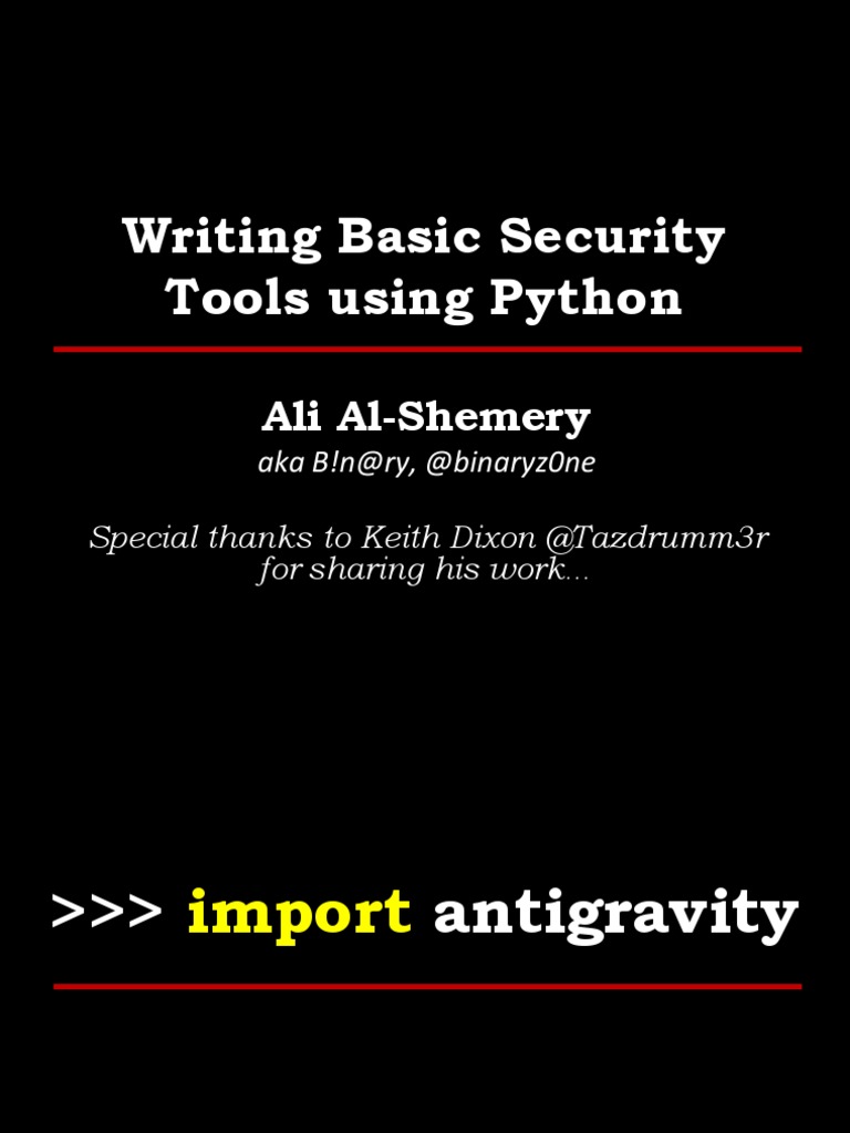 Python 4 Info Sec | Download Free PDF | Portable Document Format ...