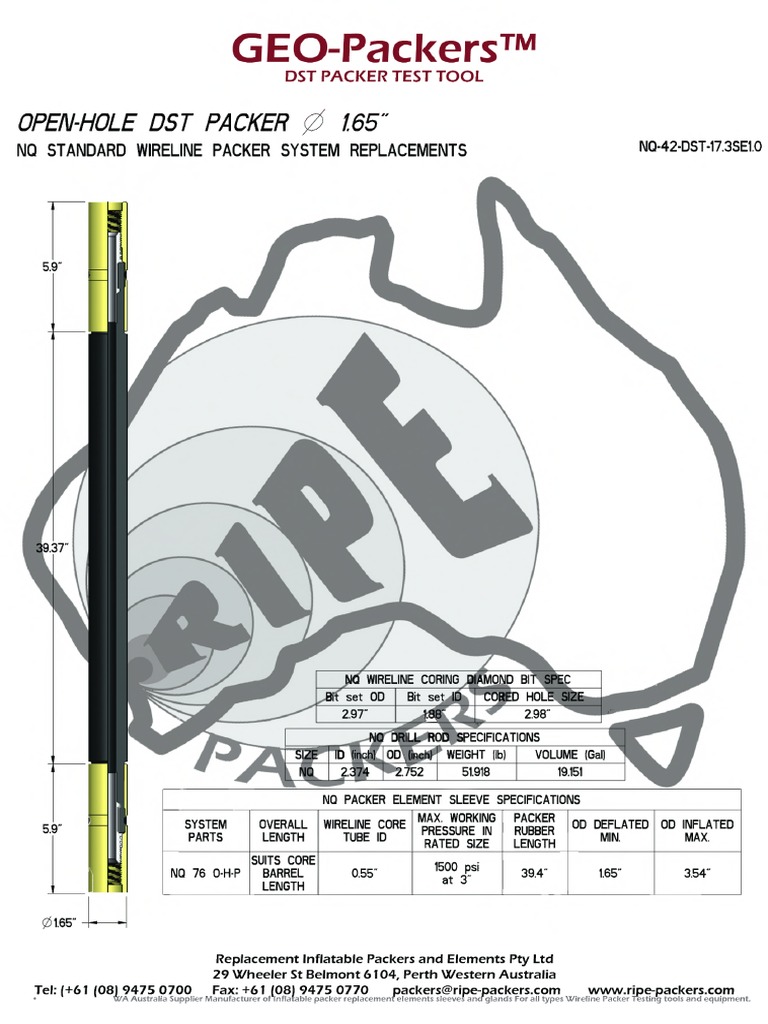 1.65 Standard Wireline Packer System Replacements | PDF | Technology ...