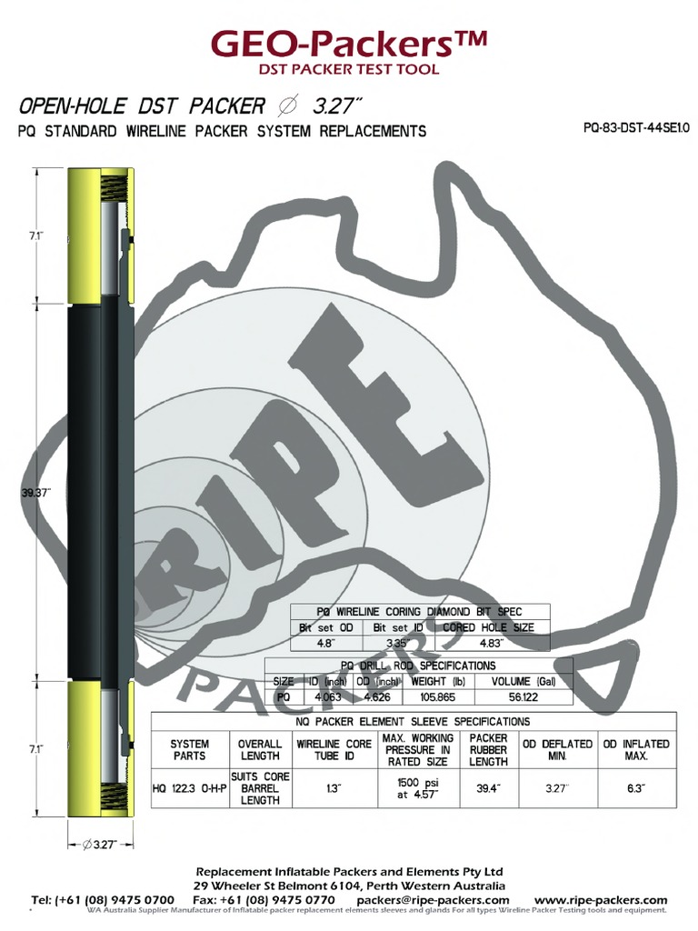 3.27 Standard Wireline Packer System Replacements | PDF | Technology ...