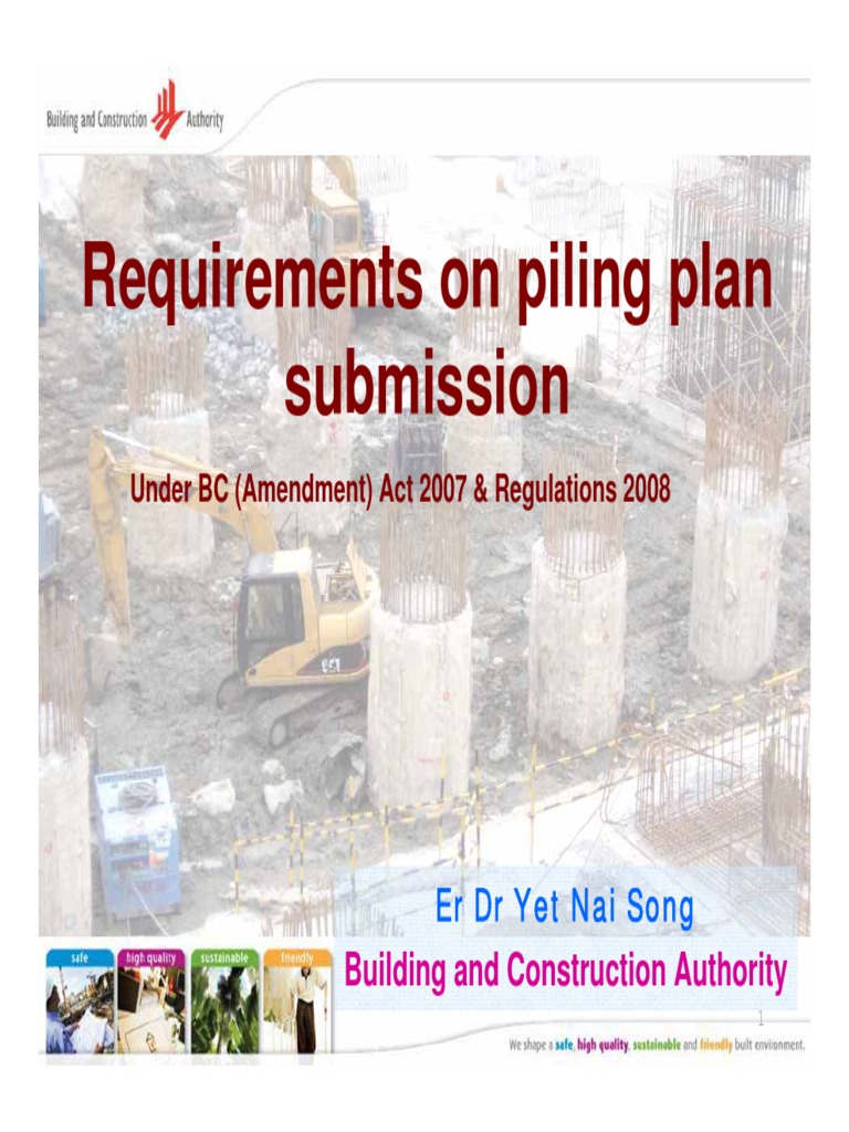Piling Plan Submission Requirements | PDF | Deep Foundation ...