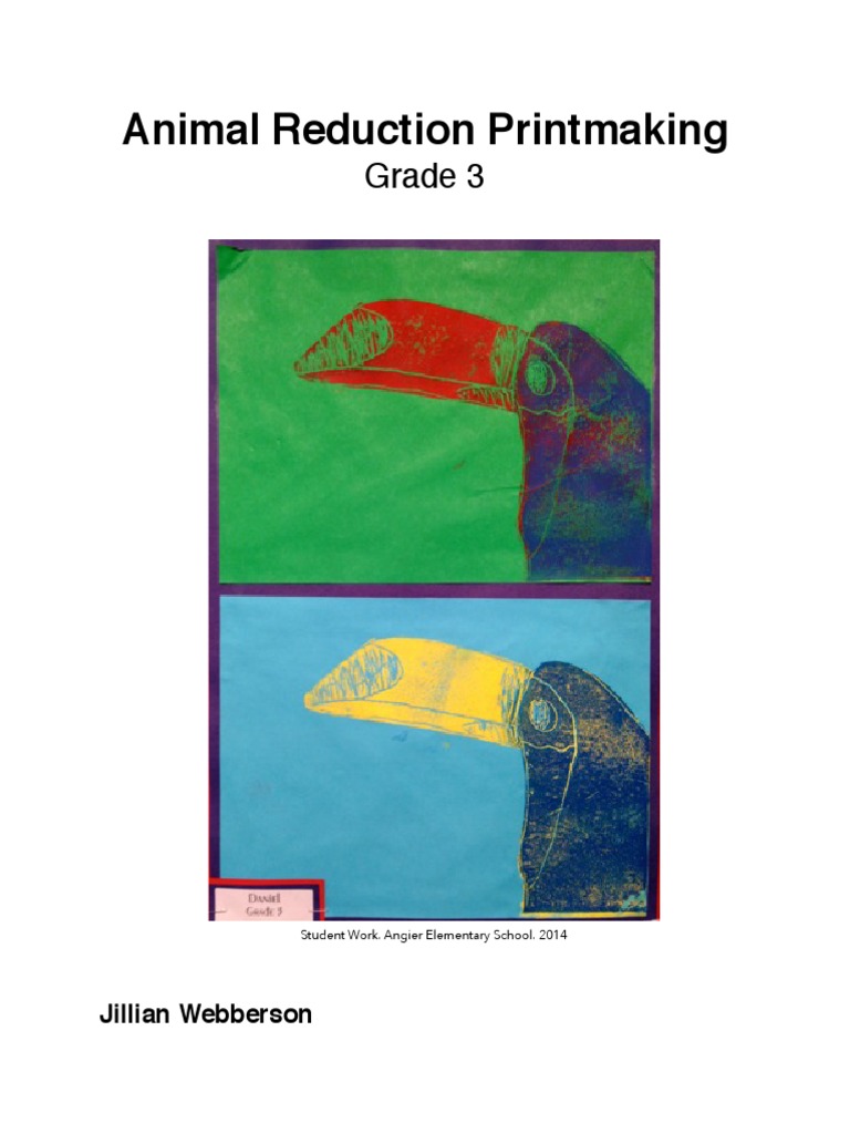 Animal Reduction Printmaking PDF | PDF | Printmaking | Communication Design