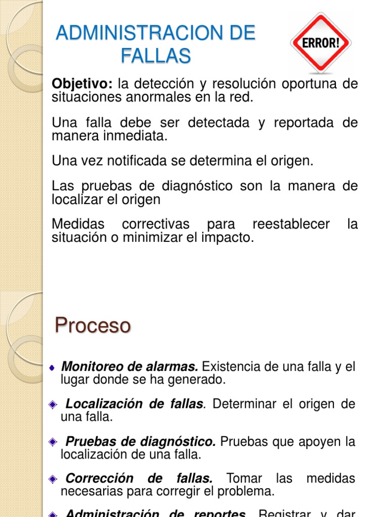Administrar Fallas en La Red | PDF | Red de computadoras | Sistema ...
