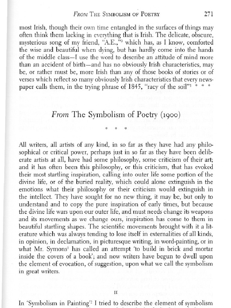 Understanding Symbolism in Poetry | PDF | Poetry | Classics