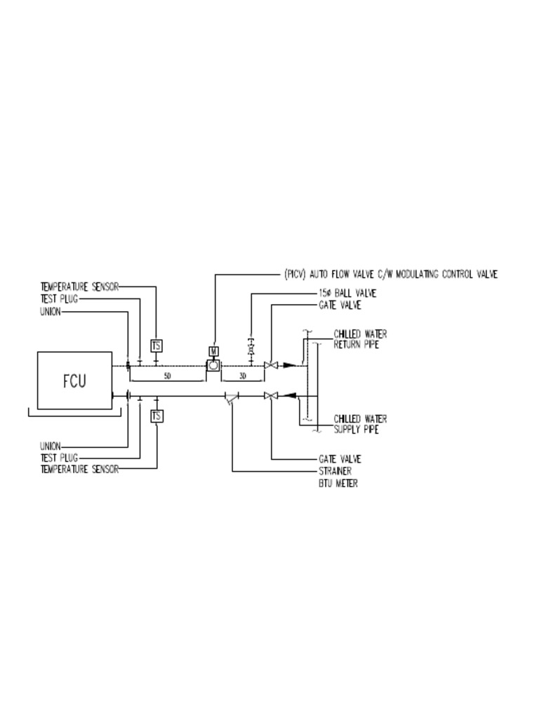 FCU Piping System Connection Details | PDF