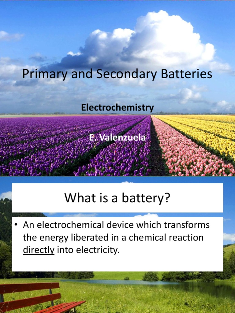 Primary and Secondary Batteries | Rechargeable Battery | Battery ...