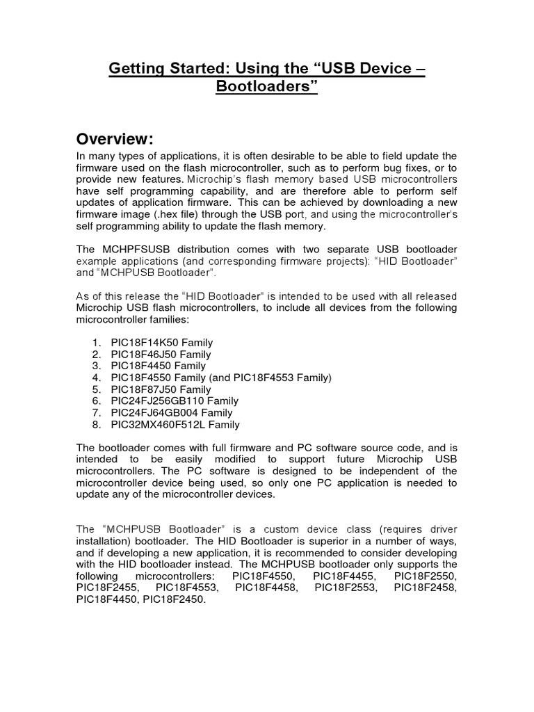Getting Started | Download Free PDF | Booting | Pic Microcontroller