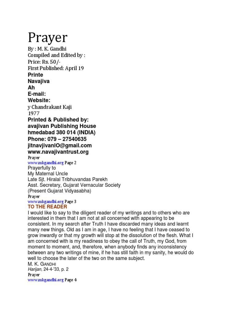 S Sssssss Sssssssss | PDF | Mahatma Gandhi | Prayer