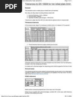 En 10163-2 | PDF | Rolling (Metalworking) | Engineering Tolerance
