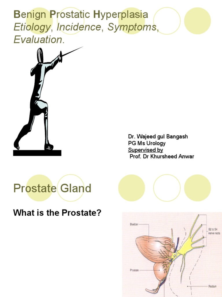 Benign Prostatic Hyperplasia Etiology, Incidence, Symptoms, Evaluation ...
