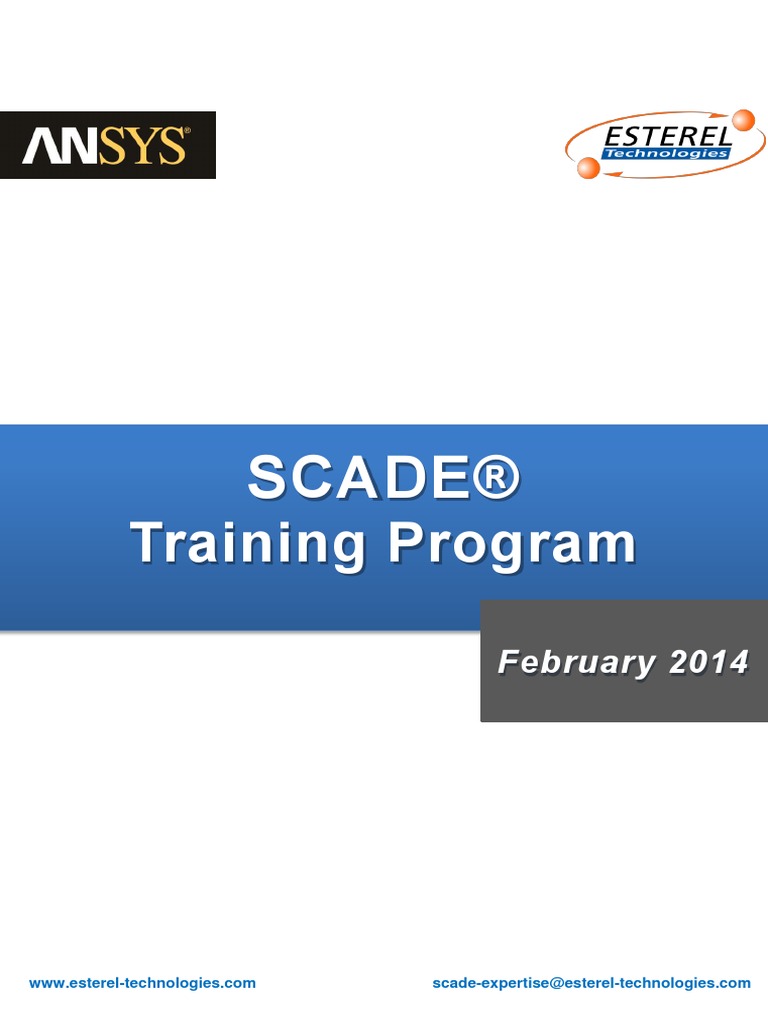 SCADE Training Catalogue 2014 | PDF | Simulation | Software Development ...