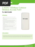 CPE510 V1 Datasheet | PDF | Ieee 802.11 | Wireless Access Point