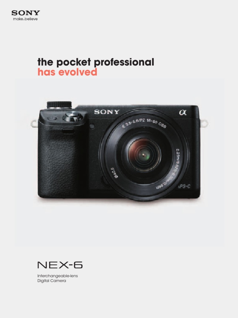 Happy Sony NEX6 Brochure | PDF | Computers