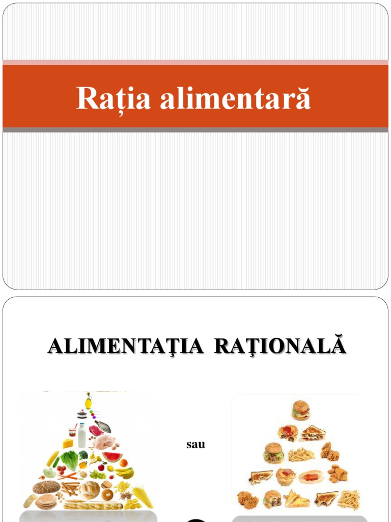 Ratia Alimentara | PDF