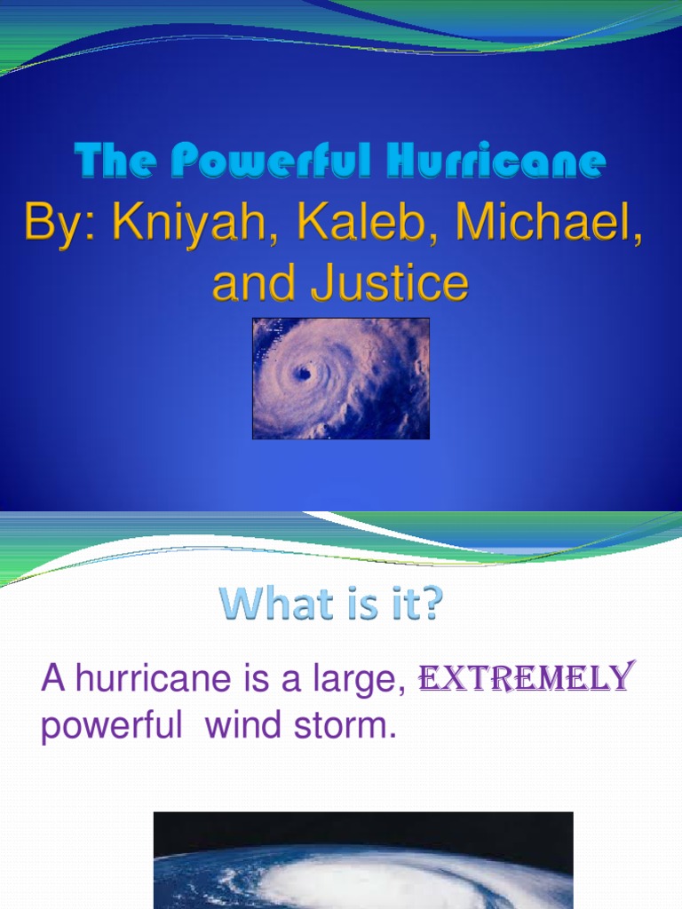 Understanding Powerful Hurricanes | PDF