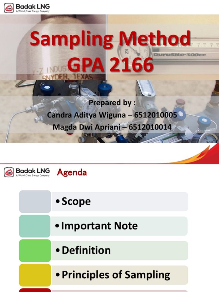 GPA Sampling Method (Scope, Definition, Principles, Safety) | PDF ...