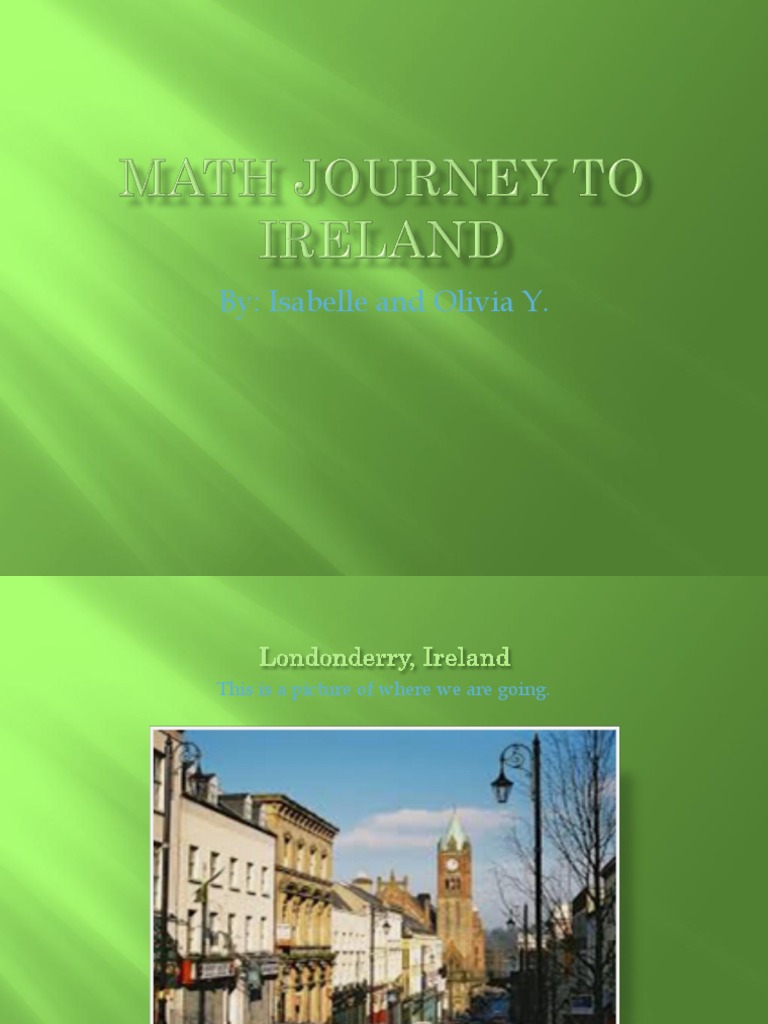 Math Journey To Ireland | PDF