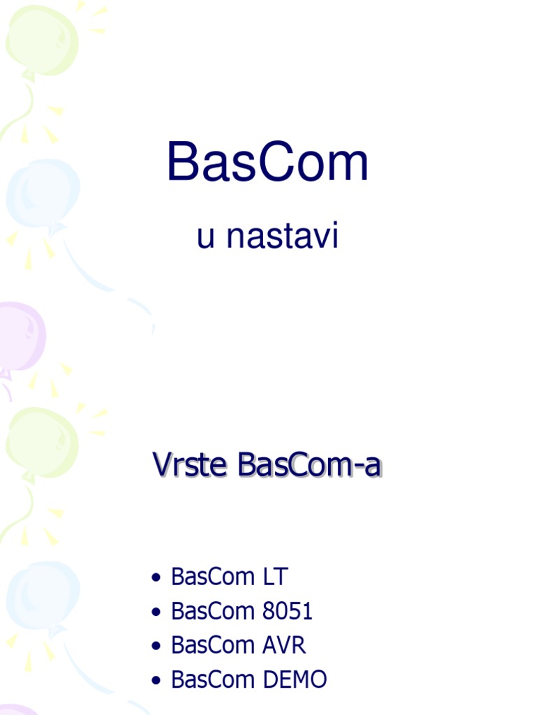 Bascom Op Is Prozor A | PDF