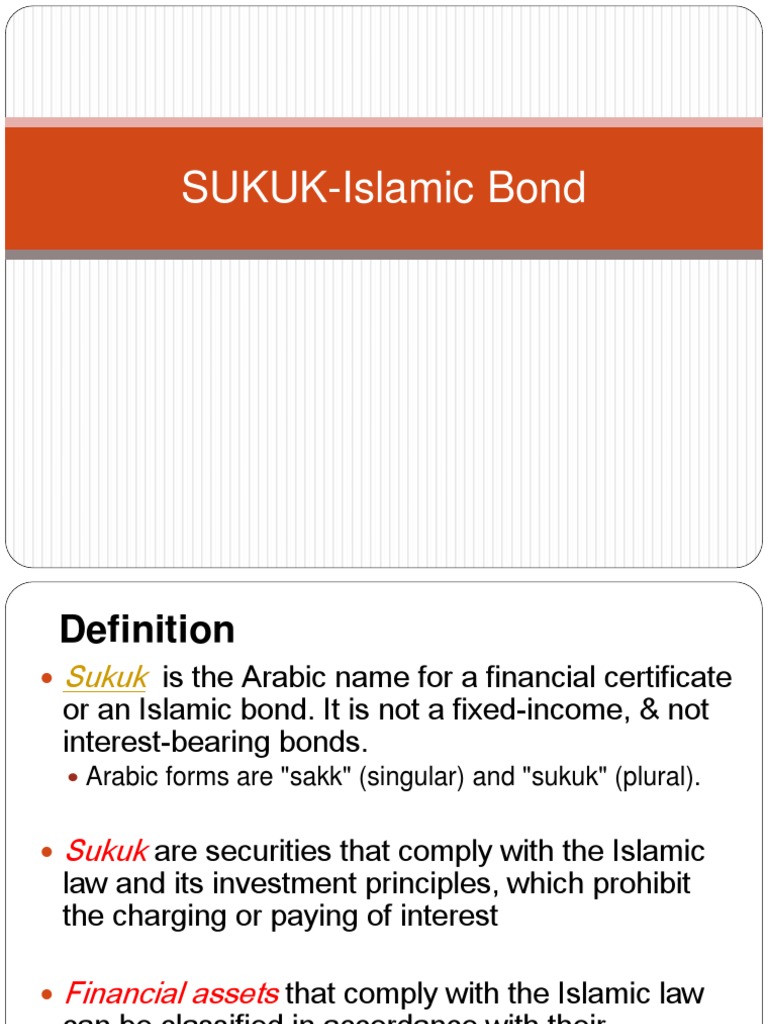 Understanding Sukuk: Islamic Bonds Explained | PDF | Islamic Banking ...